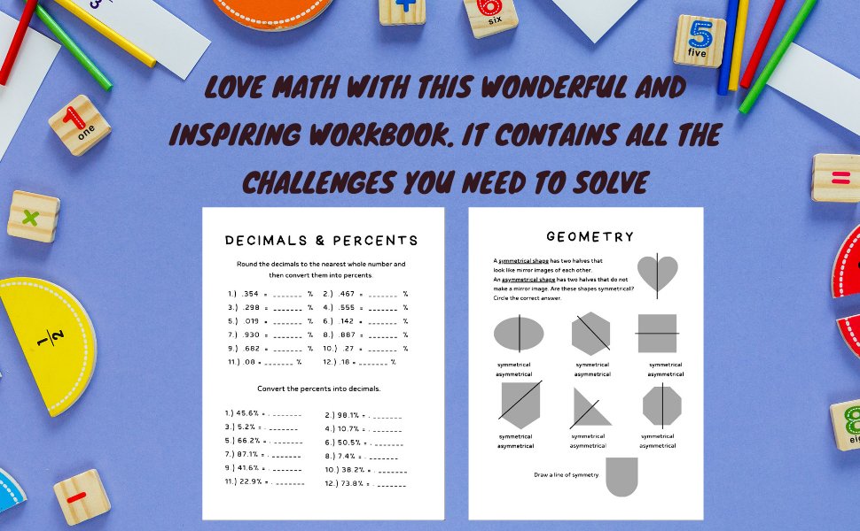 Mastering Fractions: Math Workbook for 3rd Grade & 4th Grade: 150+ page ...
