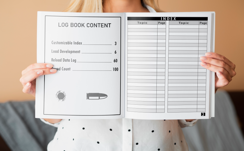 Reloading Data Log Book: Detailed Hand Reloading Data Journal Log For Reloaders to Track ...
