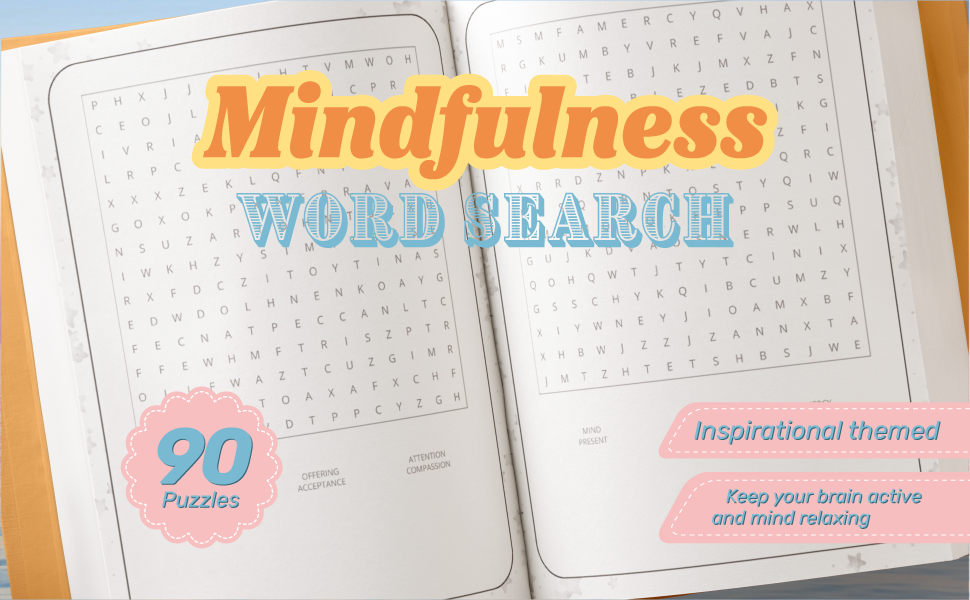 Mindfulness Word Search: Mindfulness: 90 Inspiring Word Search Puzzles ...