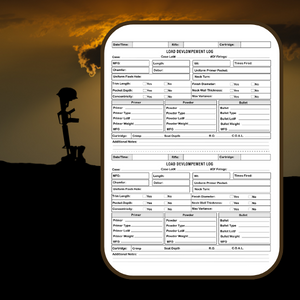 Reloading Data Logbook: A Reloader's Notebook and Journal to Record ...