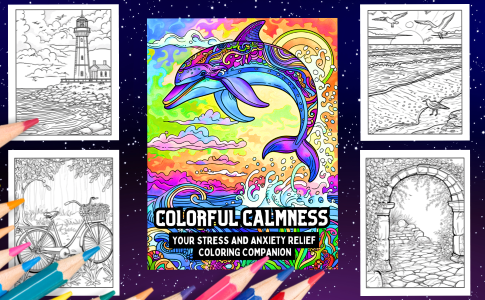 Amazon.com: COLORFUL CALMNESS: YOUR STRESS AND ANXIETY RELIEF COLORING ...