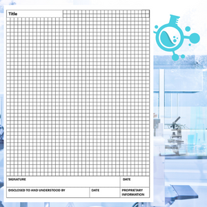 Laboratory Notebook: Carbon Laboratory Notebook, 100 Pages, 5 x 5 Quad ...