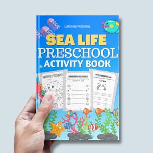 Sea Life Preschool Activity Book: Under the Sea Animals | Ocean Life ...