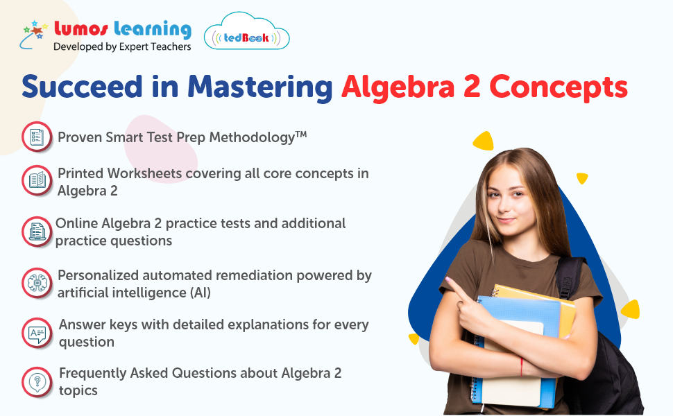 High School Algebra 2 - Math Skills Mastery Lumos tedBook: Online ...