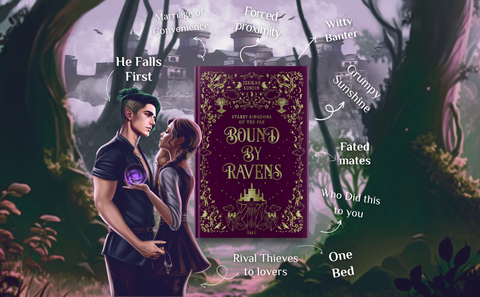 Amazon.com: Bound by Ravens: A Standalone Rivals to Lovers Fae Fantasy Romance eBook : Sundin ...