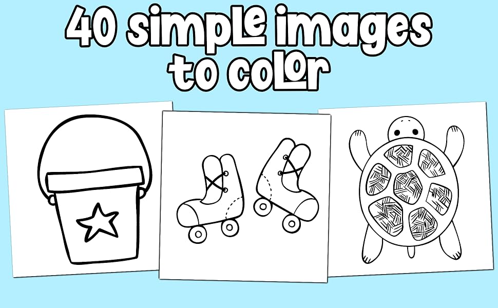 Amazon.com: Summer Coloring Book Bold and Easy: Large Print Designs for ...