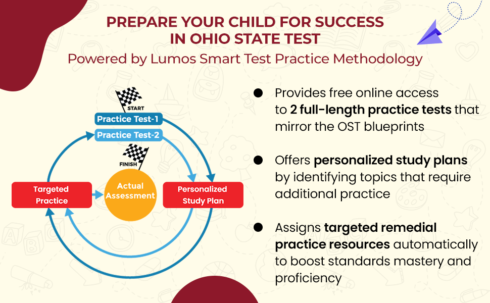Ohio State Test Prep: 3rd Grade Math Practice Workbook and Full-length ...