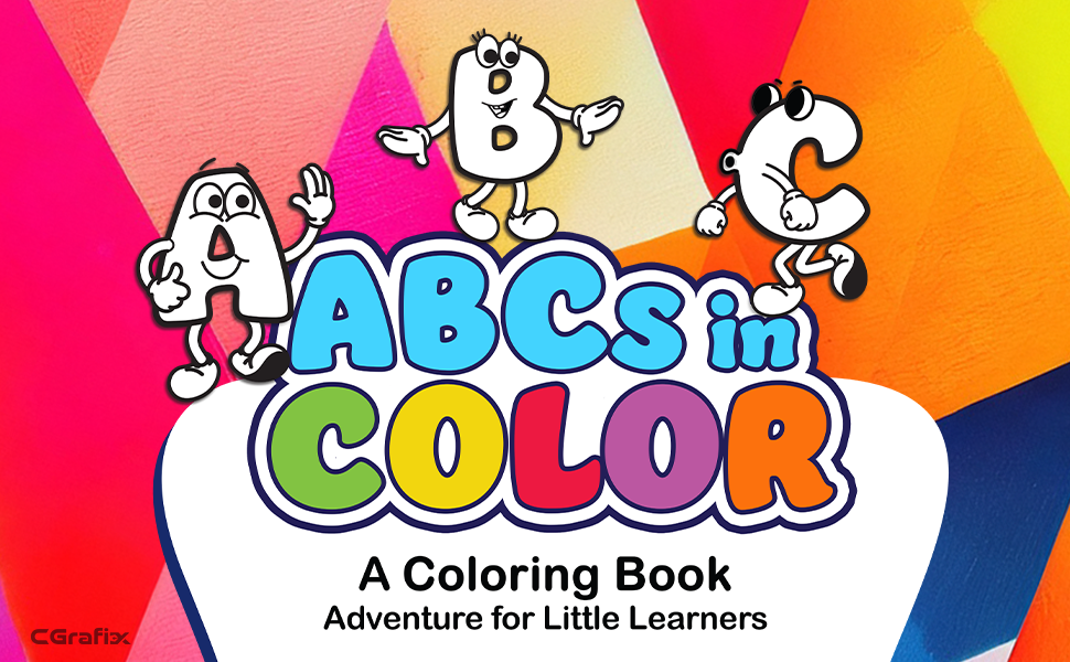 Amazon.com: ABCs in COLOR: A Coloring Book Adventure for Little ...