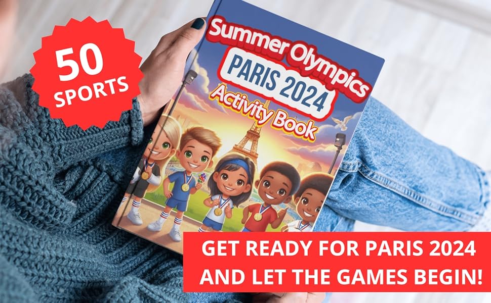 Summer Olympics Paris 2024 Activity Book: Word Searches, Maze Puzzles ...