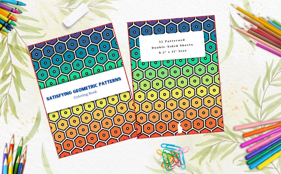 Amazon.com: Satisfying Geometric Patterns Coloring Book: Simple and Fun Relaxing Designs for ...
