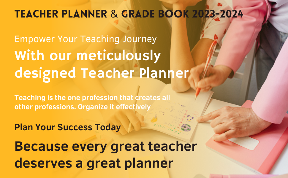 Teacher Planner 2023-2024: A Creative Floral Theme 7 Period Lesson Plan ...