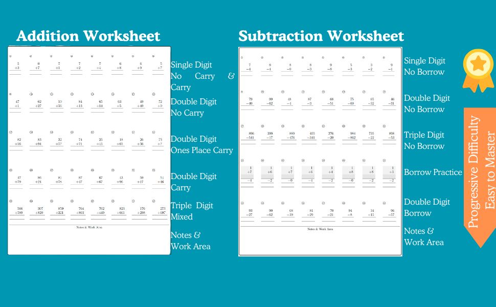 2nd Grade Math Workbook - Essential Practice in Addition, Subtraction ...