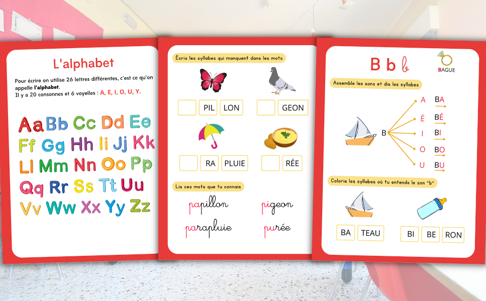 Cahier de syllabes - Méthode de lecture syllabique et phonétique ...