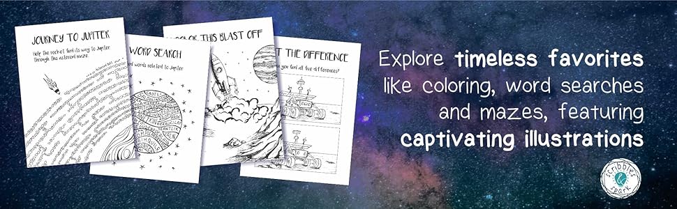 The Ultimate SPACE ADVENTURE ACTIVITY BOOK for Kids.: Explore over 50 ...
