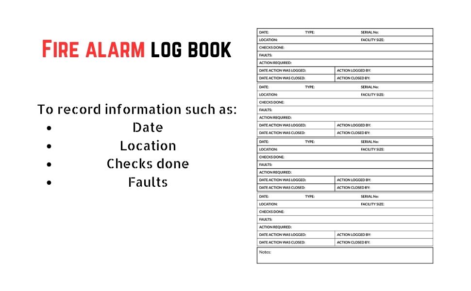 Fire Alarm Log Book: Log To Record Fire Alarm Information. 122 Pages ...