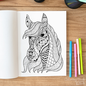 Amazon.com: Amazing Animals: Adult Coloring Book, Stress Relieving Mandala Animal Designs ...