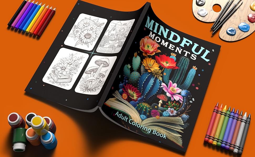 Mindful Moments Adult Coloring Book: Mindfulness Coloring Book for ...