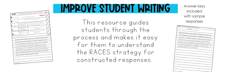 Writing Workbook for Grades 2 to 4 - Constructed Response Paragraph ...