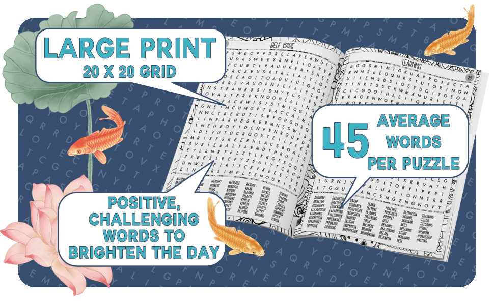 Meditation Word Search: 100 Positive Themed Puzzles: Relief From ...