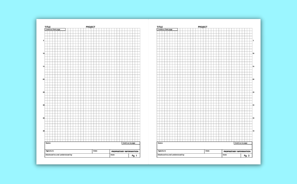 Engineering Notebook Graph Paper: Professional Engineering Notebook for ...