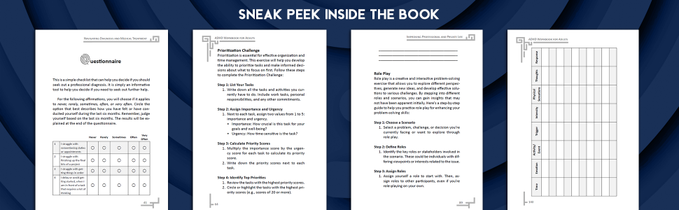 ADHD Workbook for Adults: Master Problem-Solving, Build Strong ...