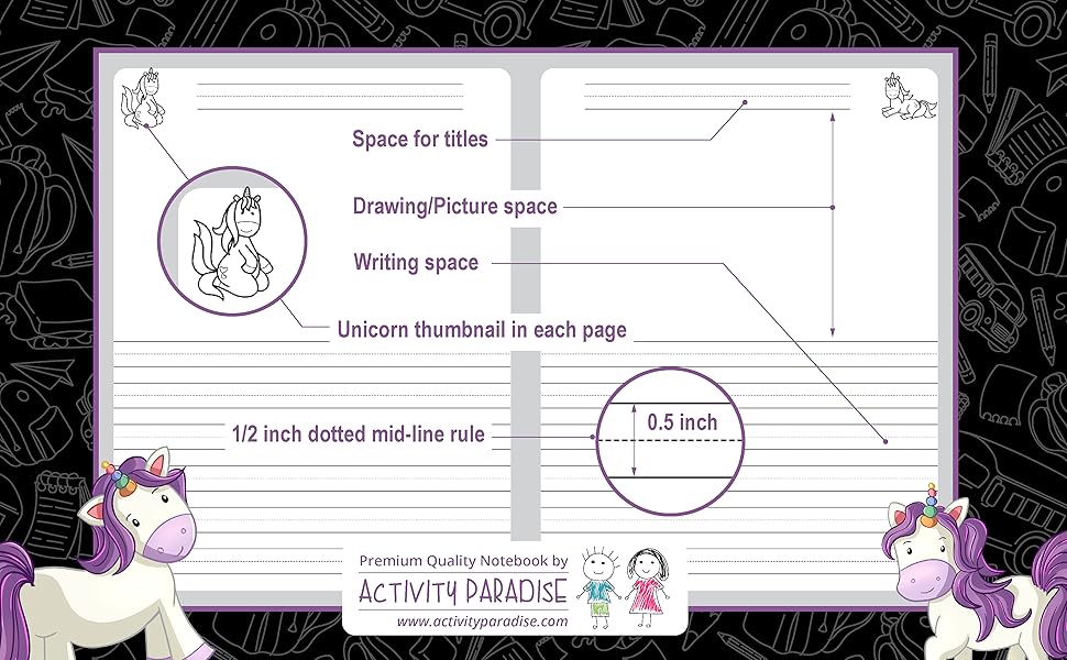 Primary Story Journal Draw and Write: Primary Composition Notebook with Picture Spaces Grades K ...