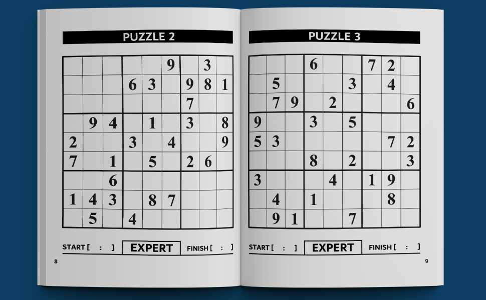 Sudoku Large Print Expert: Large Print Sudoku Puzzle Book For Adults & Seniors With 150 Expert ...