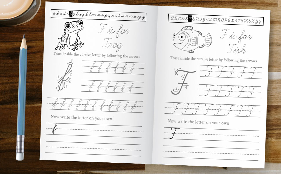 Amazon.com: Cursive Handwriting Workbook for Kids Ages 8-12: for Schools, Joining Letters ...