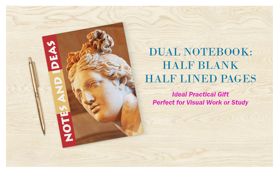 Amazon.com: Notes and Ideas (Half Blank Half Lined Journal) (Classical ...