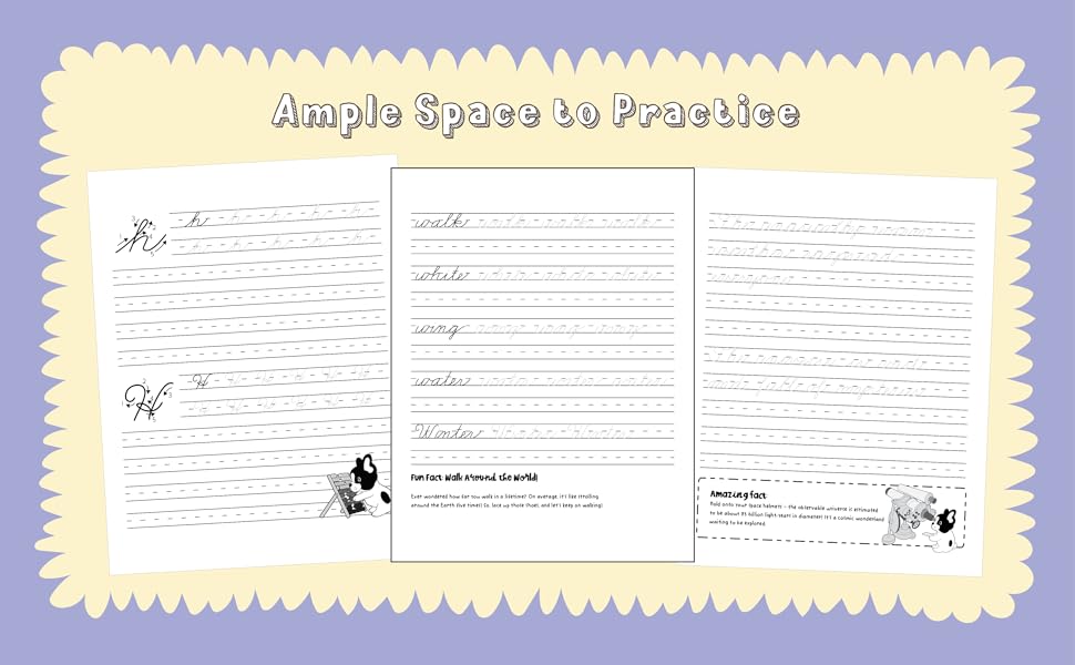 Cursive Handwriting Workbook for Kids: Master the Art of Penmanship ...