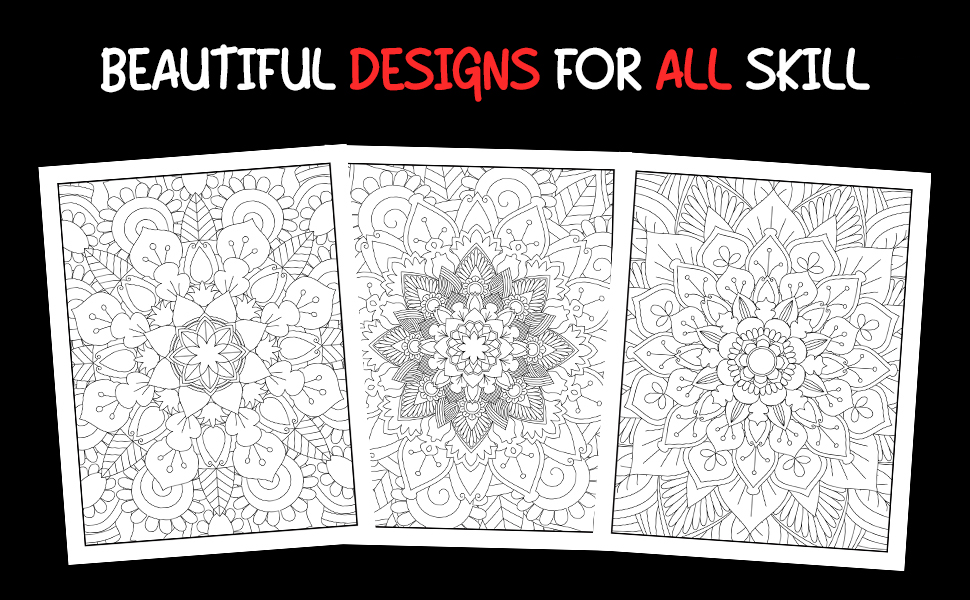 Mindful Patterns Coloring Book For Adults: Abstract Adult Coloring Book ...