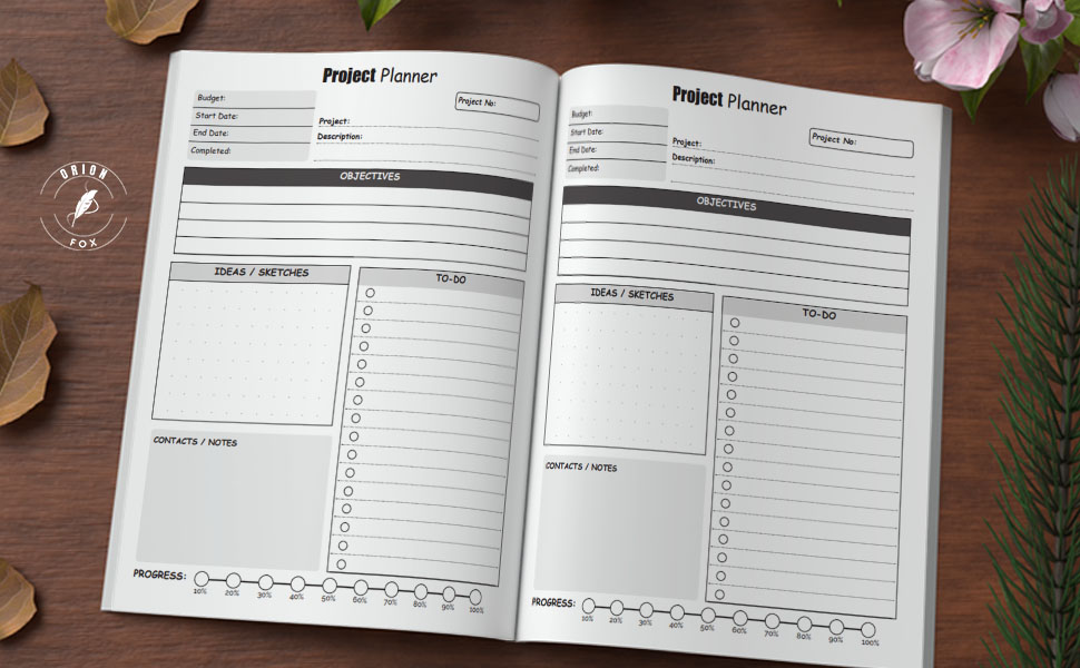 Amazon.com: Project Planner Notebook Organizer: Elevate Your Project ...