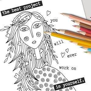 Amazon.com: SELF LOVE Coloring Book: Mindful Relaxation for Women ...