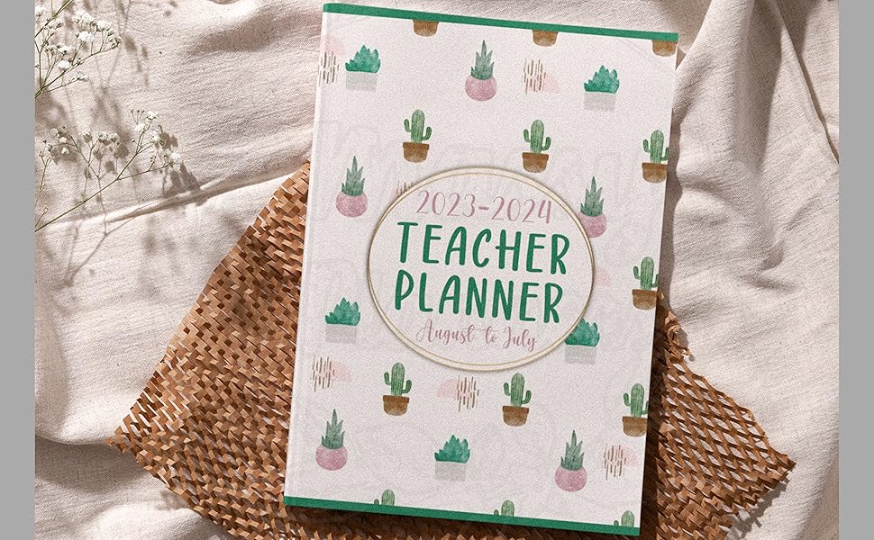 2023-2024 Teacher Planner: Monthly & Weekly Lesson Plan Grade and ...