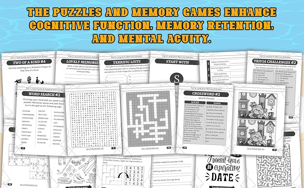 Mind Spa for Seniors: A Large Print Easy Relaxing Fun Activities Book to Boost Memory [The Smart ...