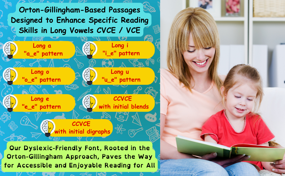 Orton Gillingham Decodable Readers: Long Vowel Decodable Books for ...