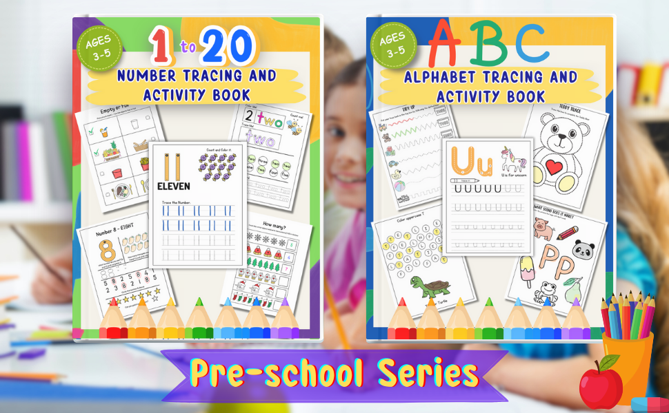 1 to 20 Number Tracing and Activity Book for Ages 3-5: 100+ Tracing and ...