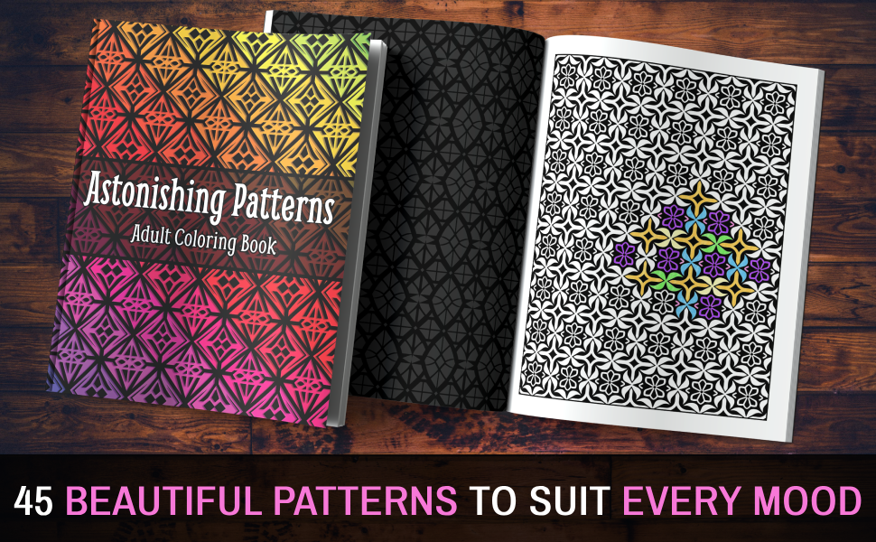 Amazon.com: Astonishing Patterns Adult Coloring Book: Beautiful Geometric Designs for Relaxation ...