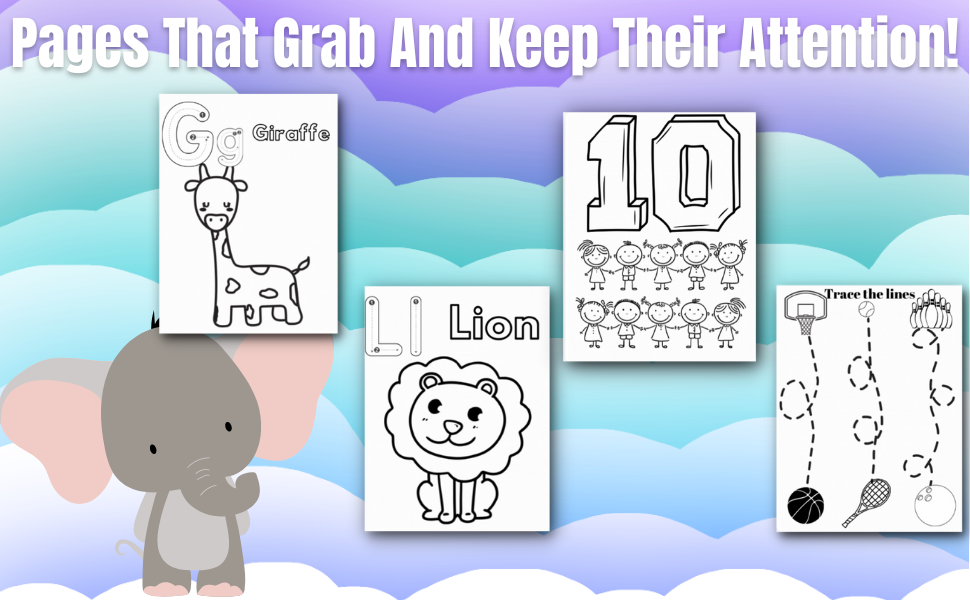 The Very BIG Coloring Book For Toddlers: Get Ready For Pre K, Preschool ...