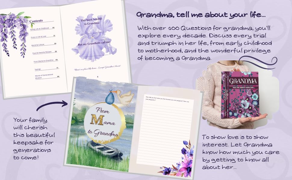 Amazon.com: Grandma, tell me about your life: MY LIFE STORY JOURNAL FOR ...