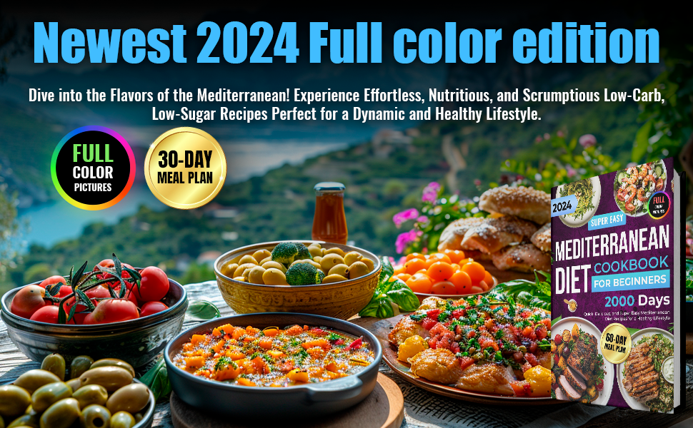 Mediterranean Diet Cookbook For Beginners 2000 Days Of 1500 Calorie