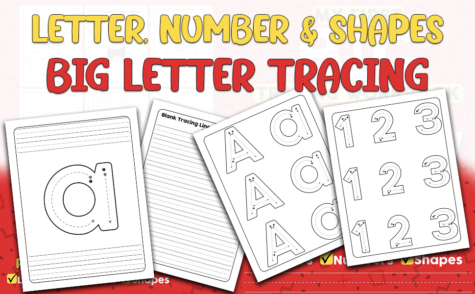 Amazon.com: My First Big Tracing Workbook: Home-school Preschool ...