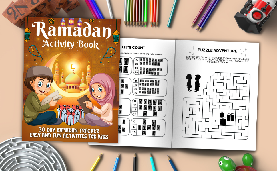 Amazon.com: Ramadan Activity Book for Kids: 30-Day Ramadan Tracker with Fun and Easy Activities ...