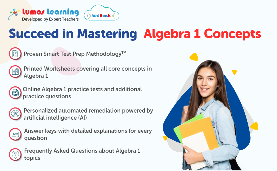 High School Algebra 1 - Math Skills Mastery Lumos tedBook: Online ...