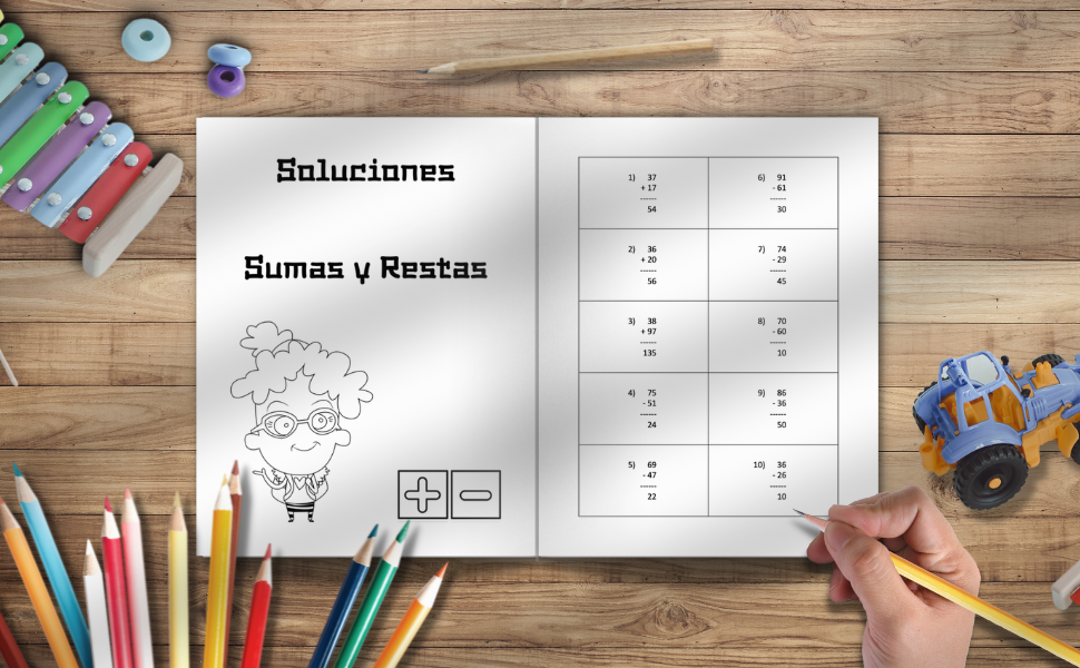 Matemáticas. Sumas y restas de 2 cifras. Volumen 10: Cálculo. Números ...