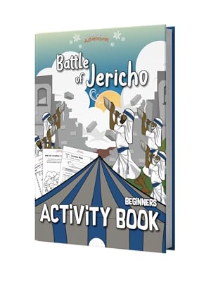 Battle of Jericho Activity Book for Beginners: Adventures, Bible ...