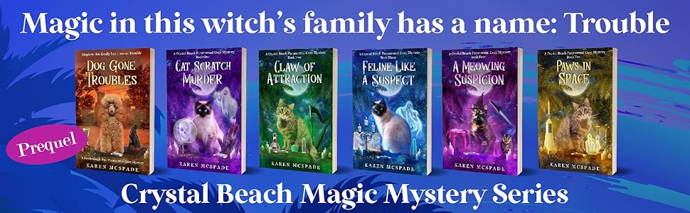 Amazon.com: Feline Like A Suspect: A Crystal Beach Paranormal Cozy Mystery - Book 3 (Crystal ...