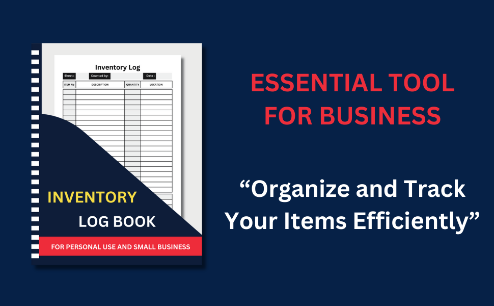 Amazon.com: Inventory Log Book: For personal use and small business ...