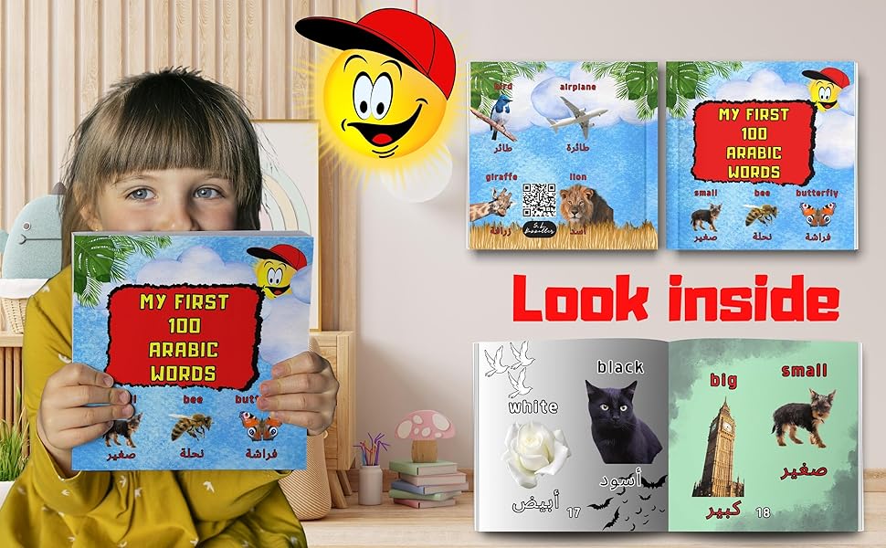 My first 100 Arabic words: Bilingual children's book. Learning through ...