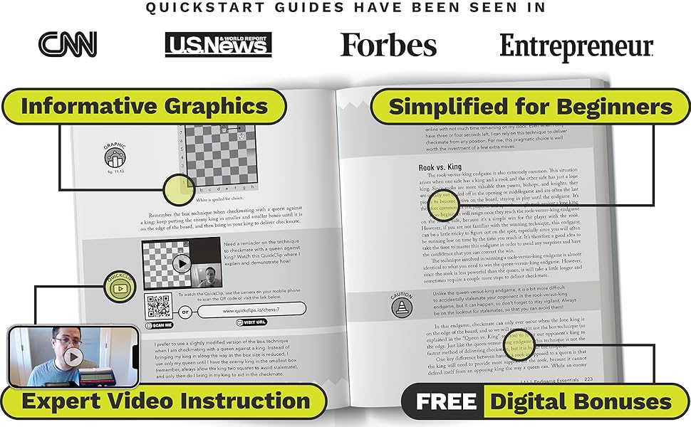 Chess QuickStart Guide: The Simplified Beginner’s Guide to Mastering Chess Fundamentals ...